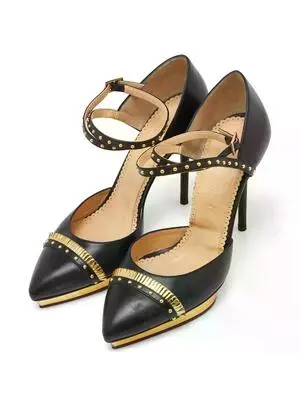 CHARLOTTE OLYMPIA Studded Pointed-toe Pumps