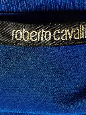 Roberto Cavalli Fine-knit T-shirt - Blue
