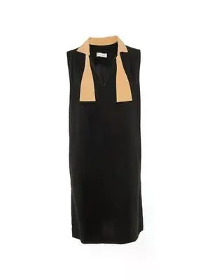 Chloé Crepe Neck Tie-detail Short Dress