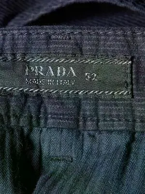 Prada Stripe Pattern Trousers