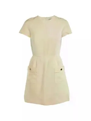 Valentino Garavani Cream White Pocket Mini Dress