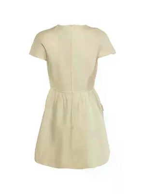 Valentino Garavani Cream White Pocket Mini Dress