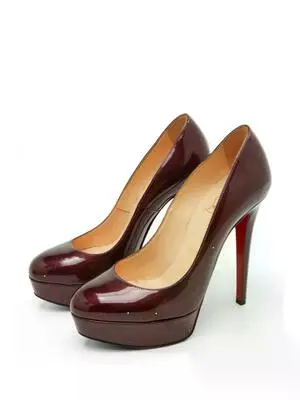 CHRISTIAN LOUBOUTIN Bianca Leather Heeled Pumps - Red