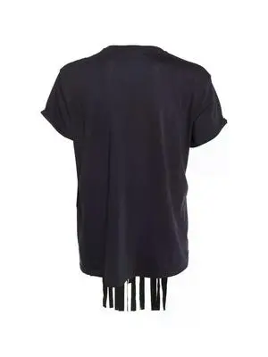Stella McCartney Star Motif Fringed T-shirt