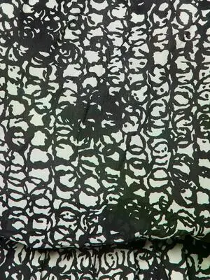 Balenciaga Abstract-print Silk Mini Dress