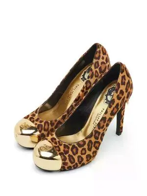 Philipp Plein Leopard-print Platform Pumps