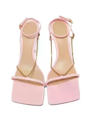 Bottega Veneta Leather Chain-link T-strap Sandals