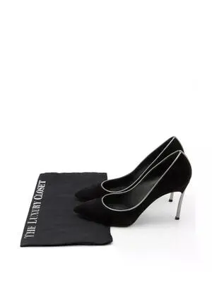 Casadei Blade Suede Pumps