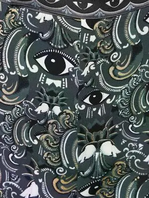 Kenzo Eye-print Tapered Trousers