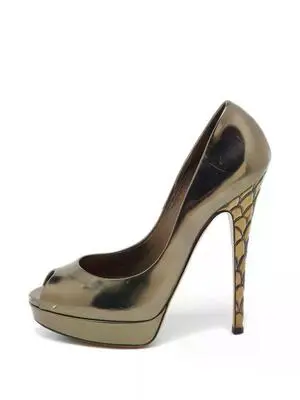 Casadei Barbarella Peep-toe Platform Sandals