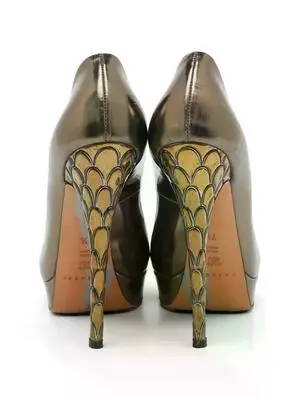 Casadei Barbarella Peep-toe Platform Sandals