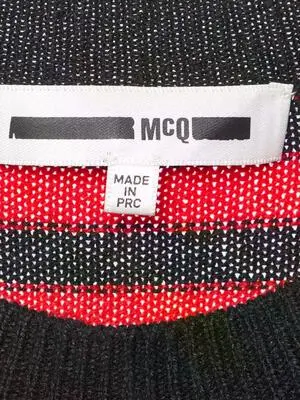 Alexander McQueen Striped Wool Knitted Sweater
