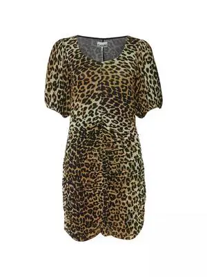 Ganni Animal Print Cocktail Dresses