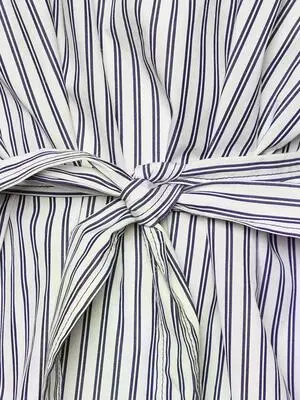 Sandro Striped Lace-trimmed Top
