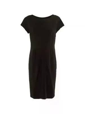 Max Mara Crepe Pleated Dress