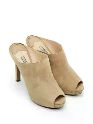 Prada Peep-toe Platform Stiletto Sandals
