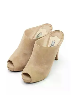 Prada Peep-toe Platform Stiletto Sandals