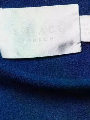 Solace London Chrysa One-shoulder Cropped Blouse