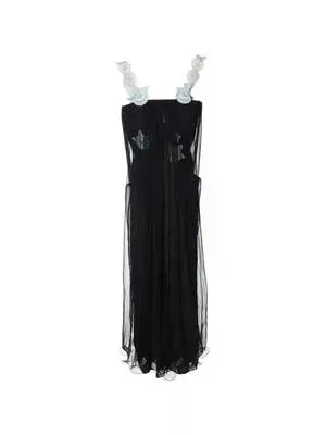 Giorgio Armani Embellished Silk Dress