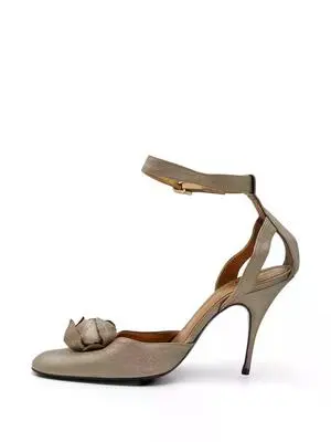 Givenchy Floral Detail Ankle Strap Pumps