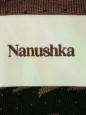 Nanushka Patterned Knit Maxi Skirt