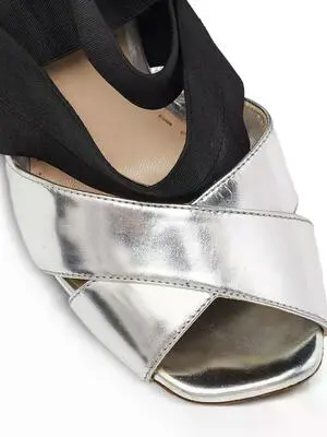 Prada Strappy Open-toe Leather Heeled Sandals