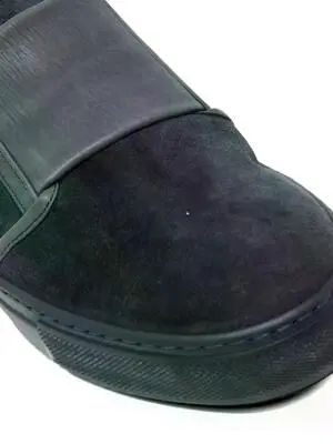 Giorgio Armani Suede Slip-on Sneakers