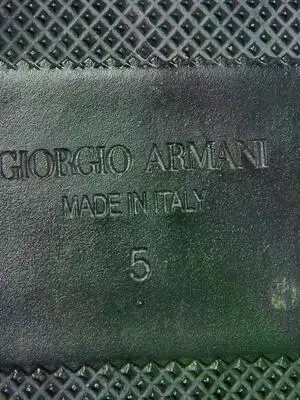 Giorgio Armani Suede Slip-on Sneakers