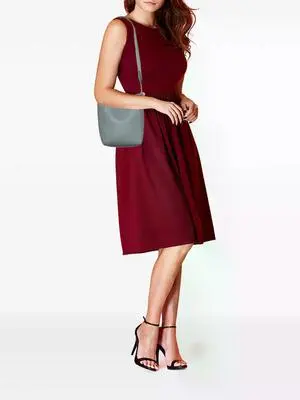 Celine Celine Small Leather Shoulder Bag Blue