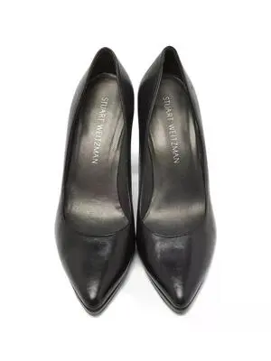 STUART WEITZMAN Leather Platform Pumps