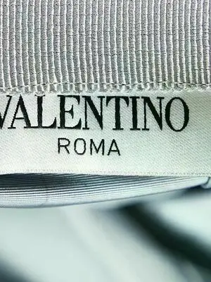 Valentino Garavani Pleated Checked Midi Skirt