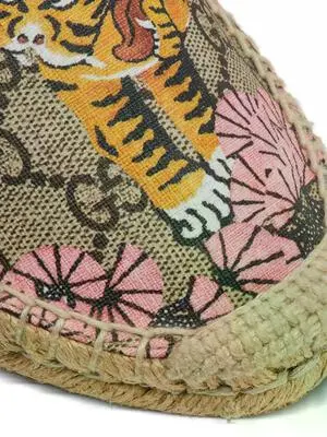 Gucci Gg Supreme Bengal Tiger Espadrilles