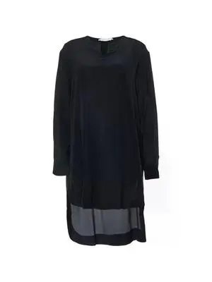 Chloé Silk V-neck Mini Dress