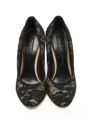 Dolce & Gabbana Lace Round-toe Pumps