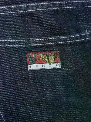 Kenzo Logo Patch Jeans