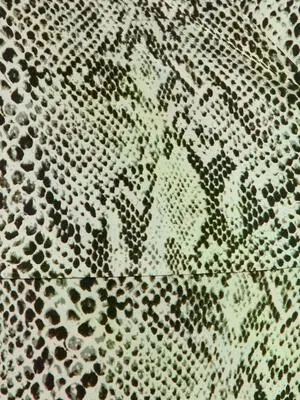 Norma Kamali Snake-print Wrap Midi Dress