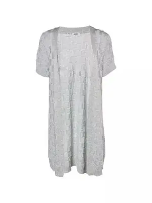 Moschino Lurex Knit Open-front Cardigan