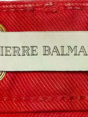 Balmain Studded Slim-fit Jeans