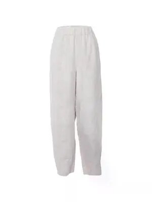 GANNI Purple Hemp Baggy Trousers