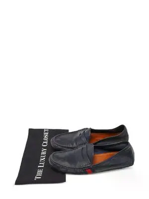 Gucci Web-accent Penny Loafers
