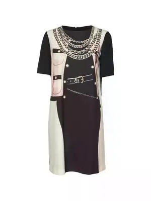 Moschino Printed T-shirt Mini Dress