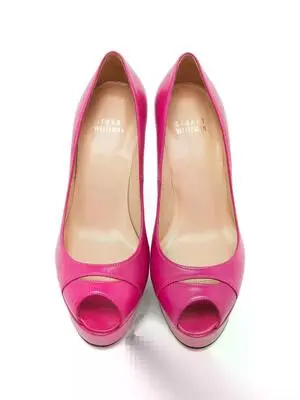 STUART WEITZMAN Peep-toe Platform Pumps