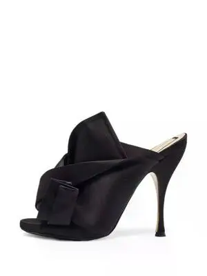 N°21 Satin Knot Detail Stiletto Sandals