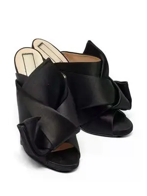 N°21 Satin Knot Detail Stiletto Sandals