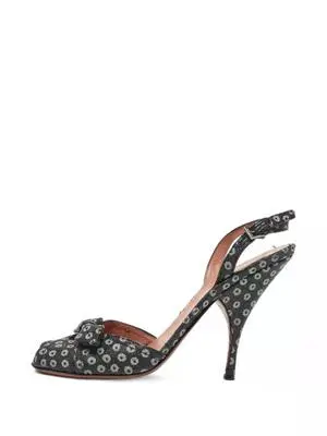 Alaïa Bow Ankle-strap Sandals