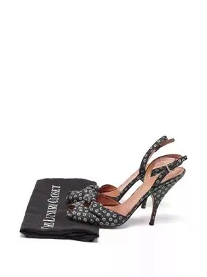 Alaïa Bow Ankle-strap Sandals