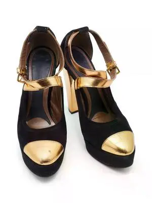 Marni Platform Ankle-strap Pumps