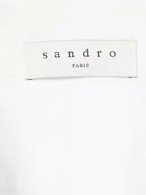 Sandro Striped Lace-panel Shirt