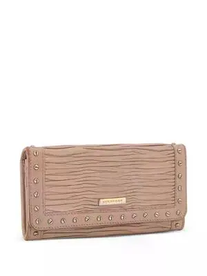 Burberry Pleated Studded Wallet