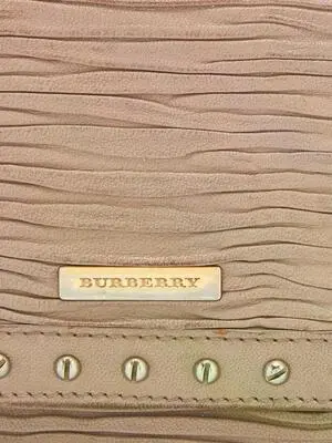 Burberry Pleated Studded Wallet